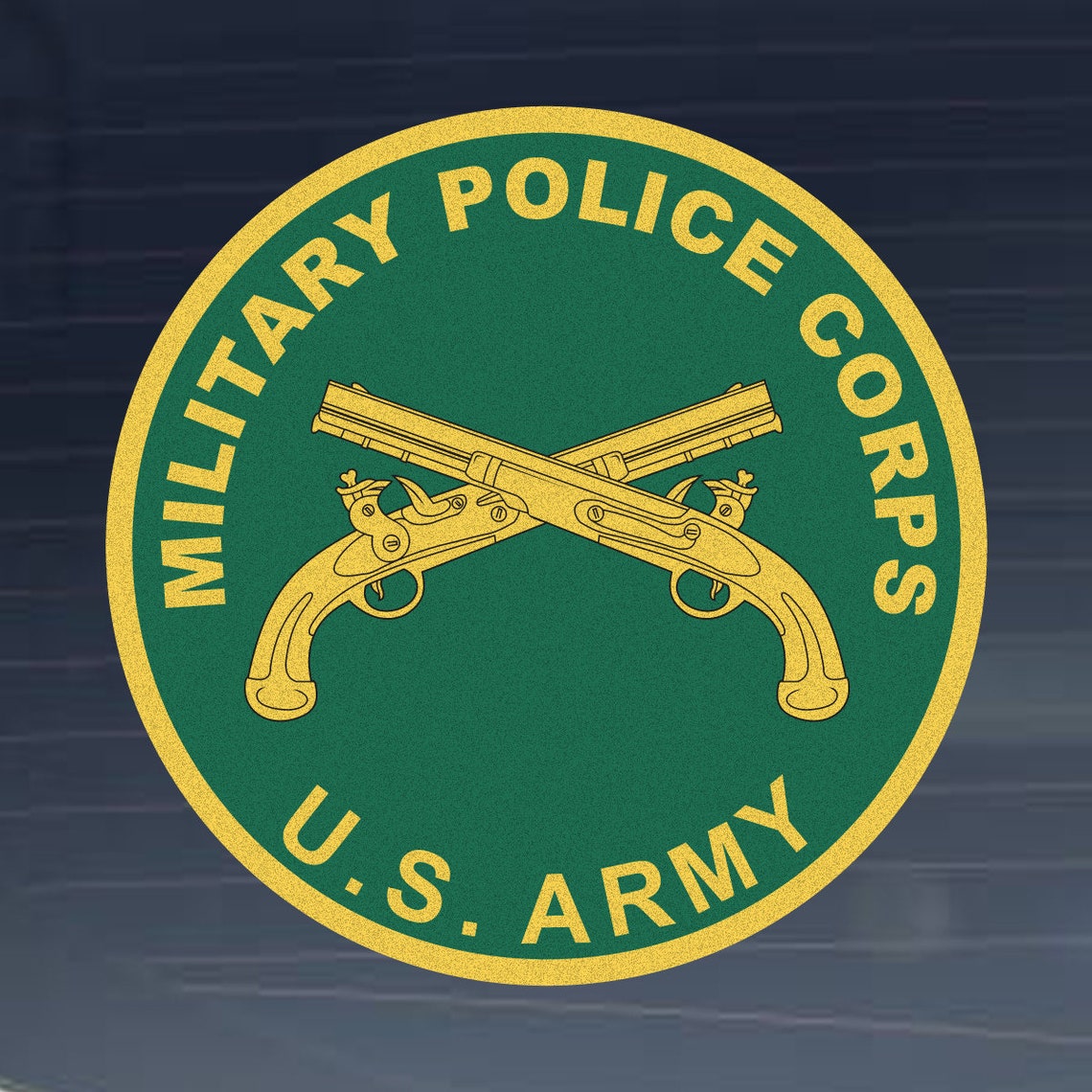 US Army Division Military Police Corps Plaque Reflective | Etsy