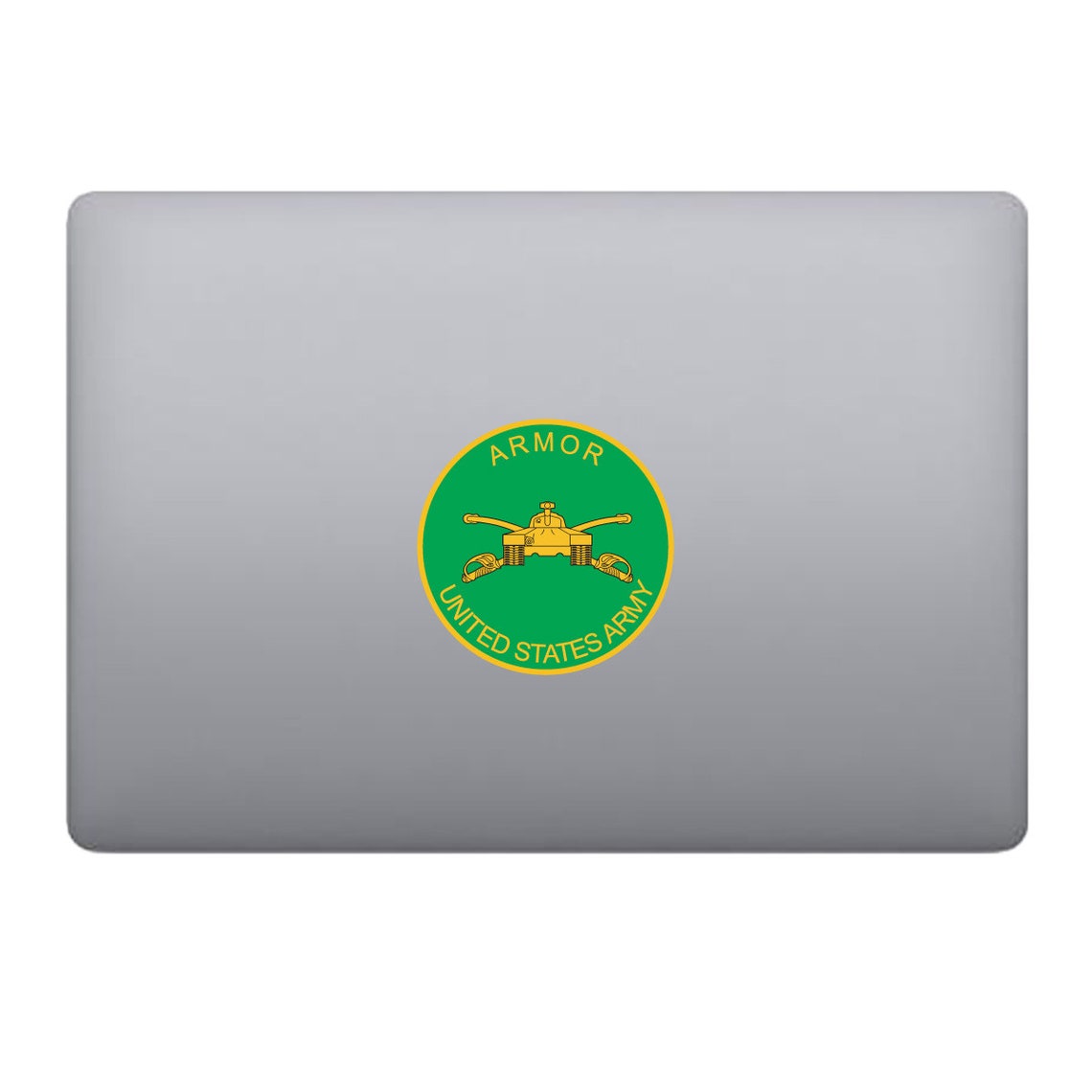 US Army Division - Armor Branch Plaque Full Color Vinyl Decal Indoor ...