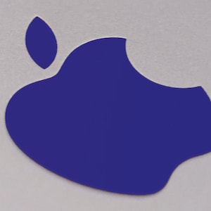 Dark Blue Color Changer Logo Overlay for the New Apple Retina 12 ...
