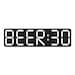 Beer 30 Clock Design Full Color - Vinyl Decal for Laptop, Windows ...