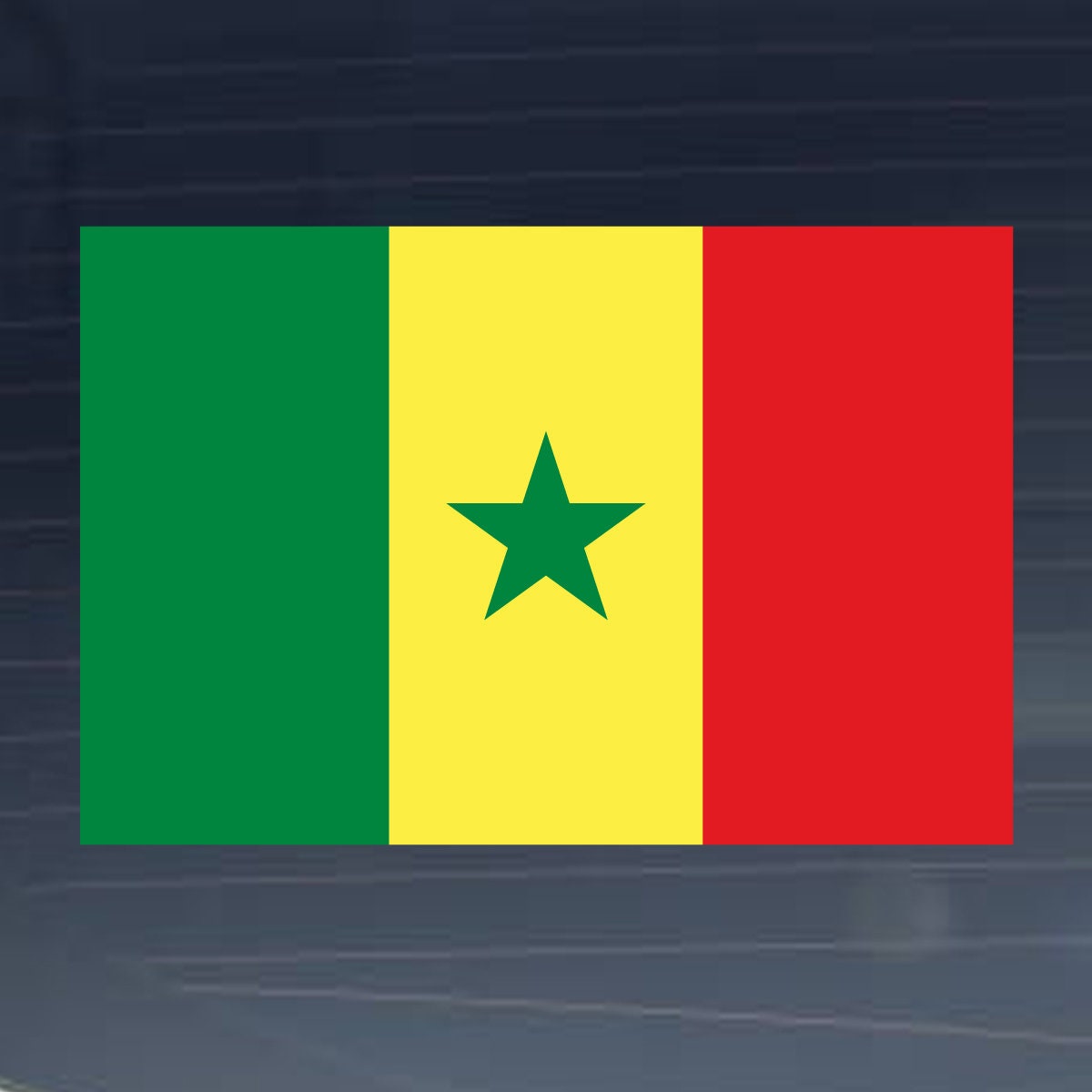 Senegal Country National Flag Decal Full Color Decal Sticker - Etsy