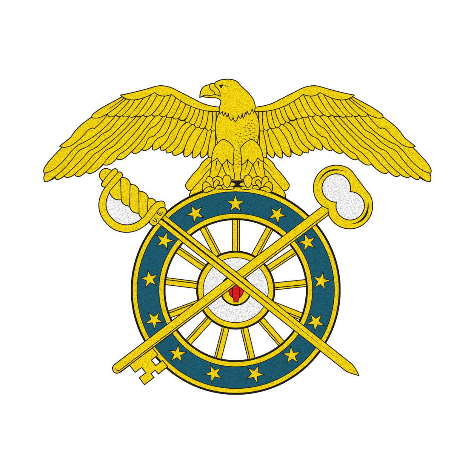 US Army Division Quartermaster Corps Emblem Reflective | Etsy