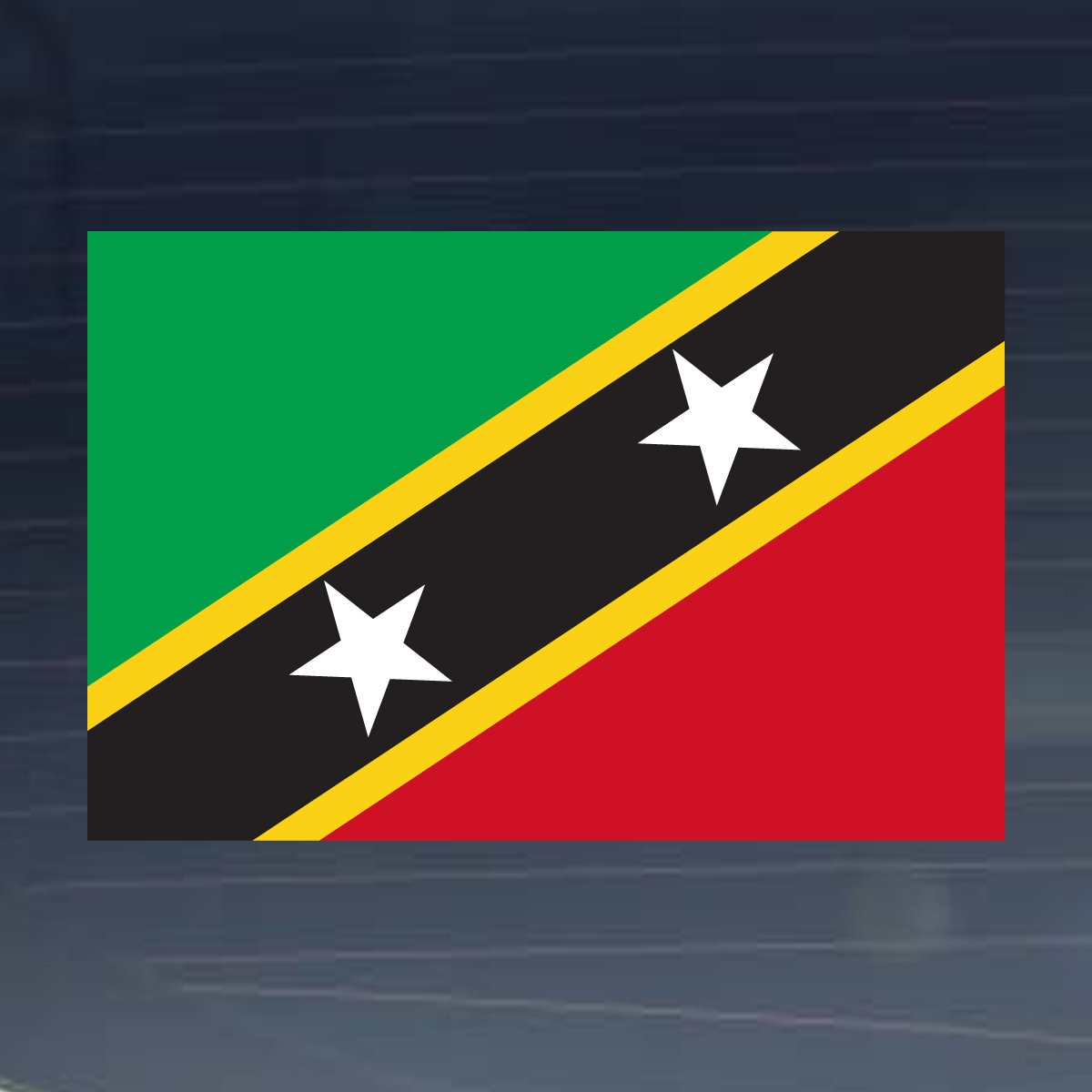 Saint Kitts Country National Flag Saint Christopher Island | Etsy