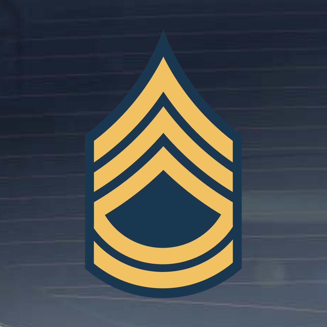 US Army Rank Sergeant First Class E7 Full Color Vinyl Decal | Etsy