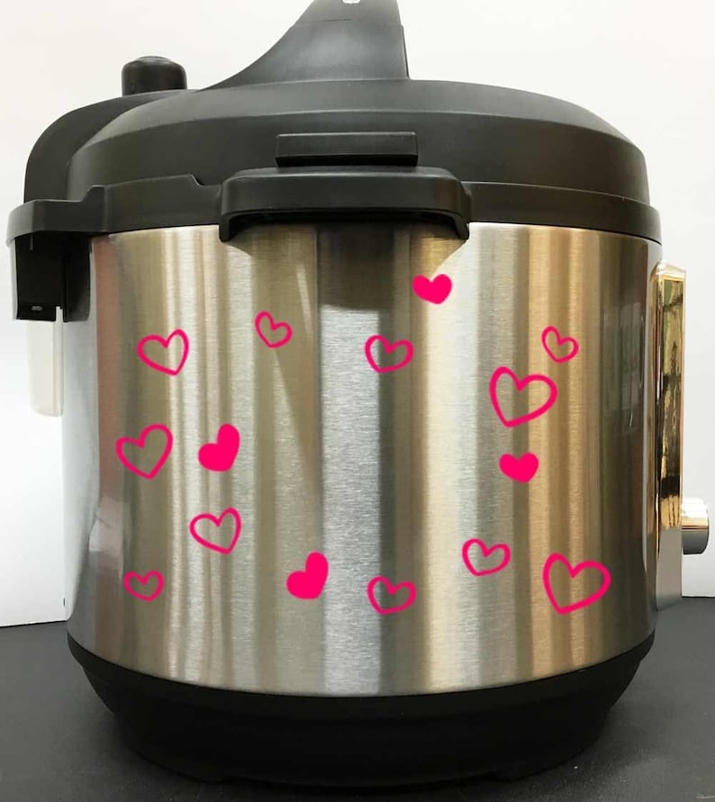 Cute Hearts Art Vinyl Decal Sticker for Instant Pot Instapot - Etsy