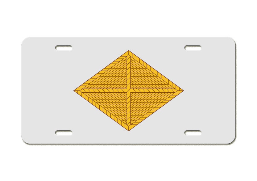 US Army Division - Finance Corps Emblem - Aluminum License Plate - Etsy
