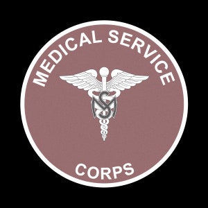 US Army Division - Medical Service Corps Plaque Reflective Indoor ...
