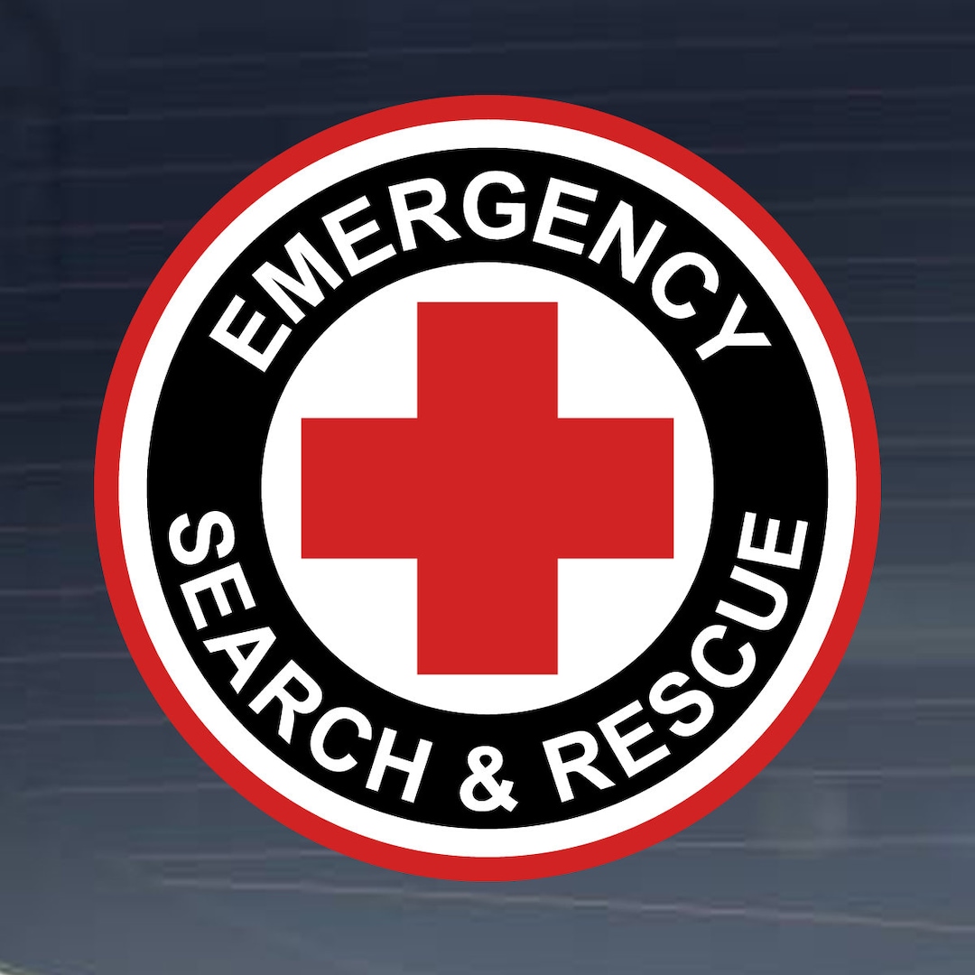 Emergency Search and Rescue - Indoor Outdoor Vinyl Decal - Multiple ...