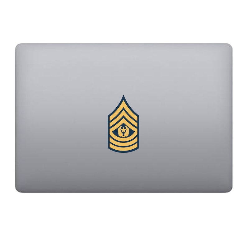 US Army Rank - Command Sergeant Major E-9 Full Color Vinyl Decal Indoor ...