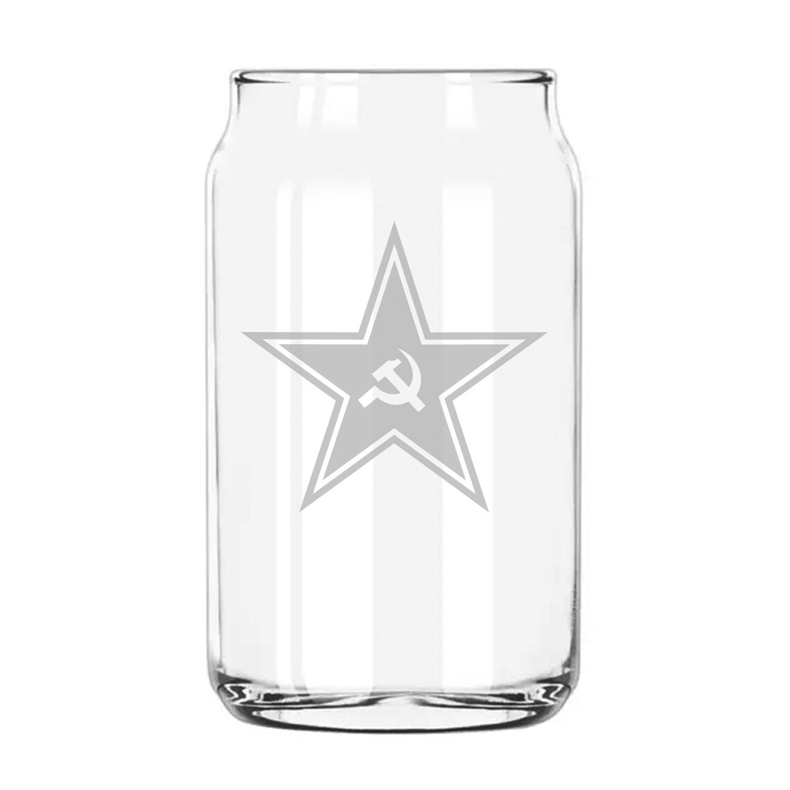 Communist Star Etched 5 Ounce Beer Can Taster Glass - Etsy