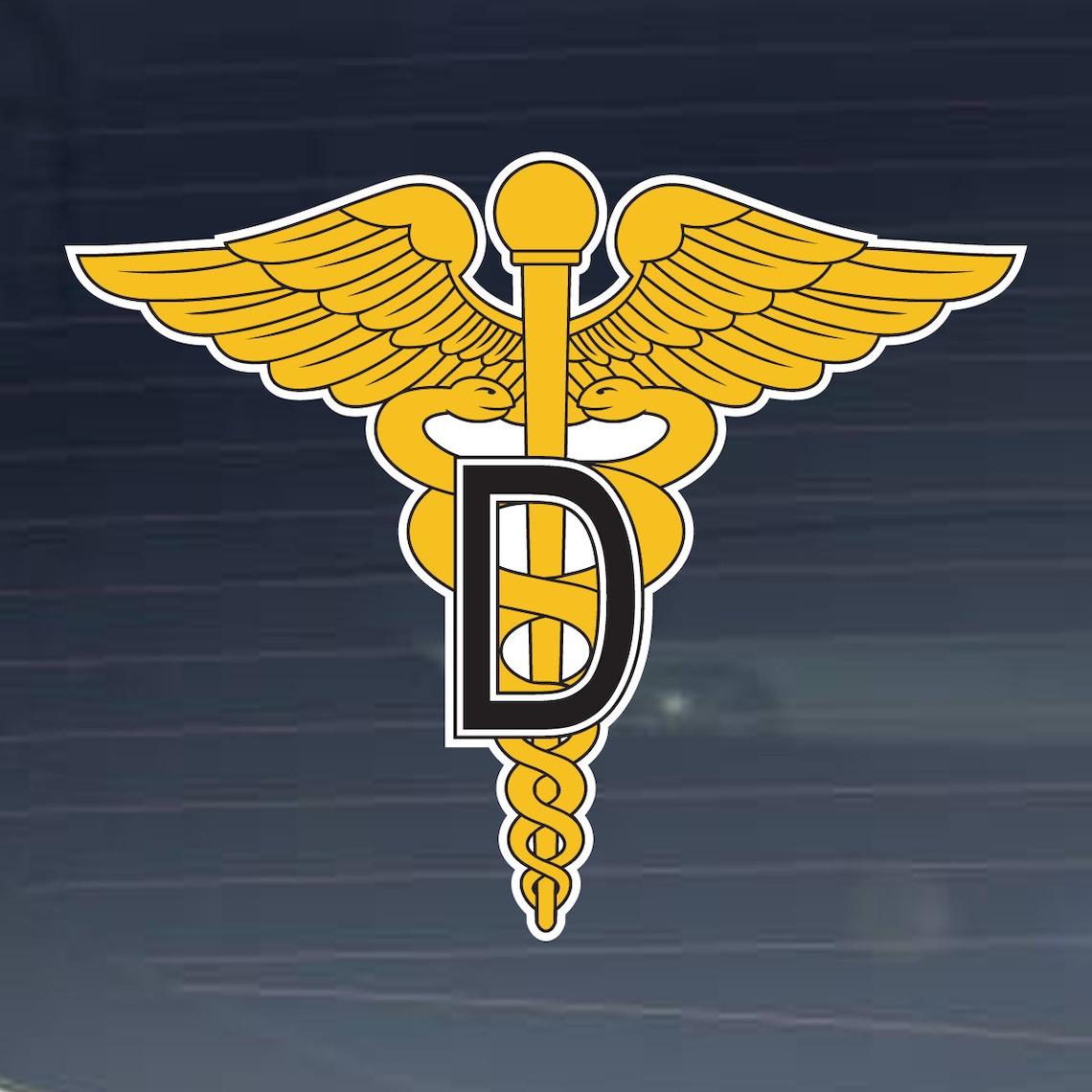 US Army Division Dental Corps Emblem Full Color Vinyl Decal | Etsy