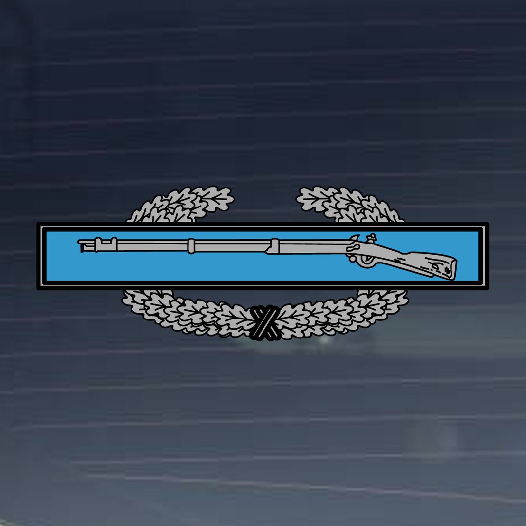 US Army Division - Combat Infantryman Badge Full Color Vinyl Decal ...