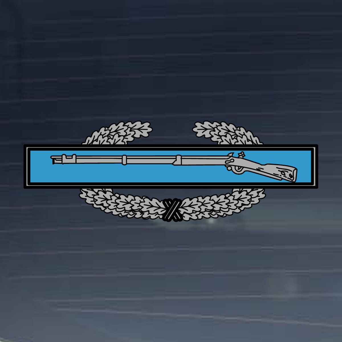 US Army Division Combat Infantryman Badge Full Color Vinyl | Etsy