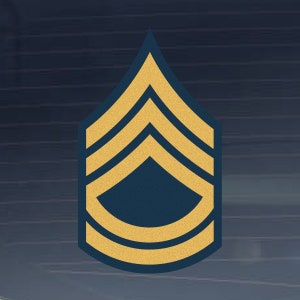 US Army Division US Army Rank Sergeant First Class E-7 Reflective ...