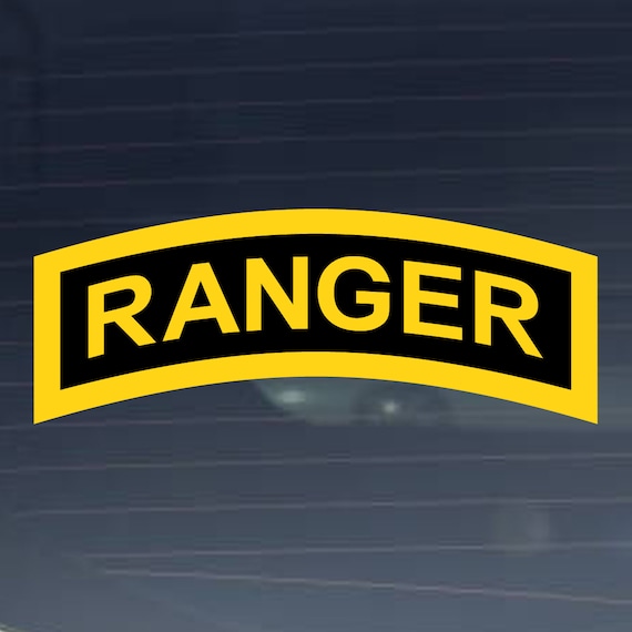 US Army Division Ranger Tab Full Color Vinyl Decal Indoor | Etsy
