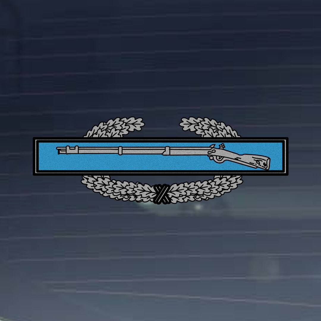 US Army Division - Combat Infantryman Badge Reflective Indoor Outdoor ...