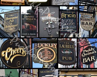 Vintage Pub Sign, 3, Pub Sign Print, Pub Sign Art, Dining Room Art ...