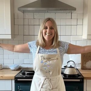 Personalised Apron, Mother's Day Gifts, Grandparent Gift, Personalised ...