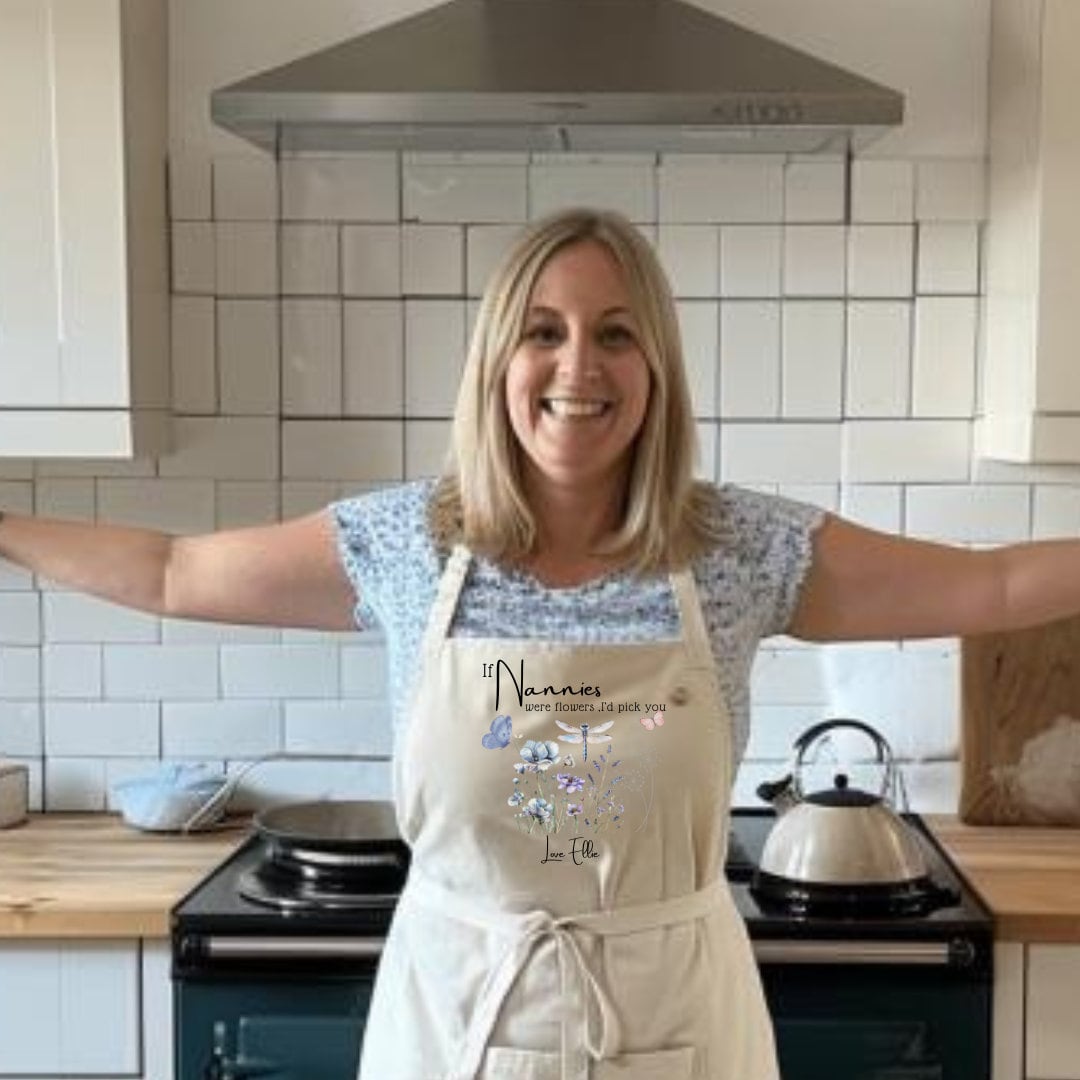 Personalised Apron, Mother's Day Gifts, Grandparent Gift, Personalised ...