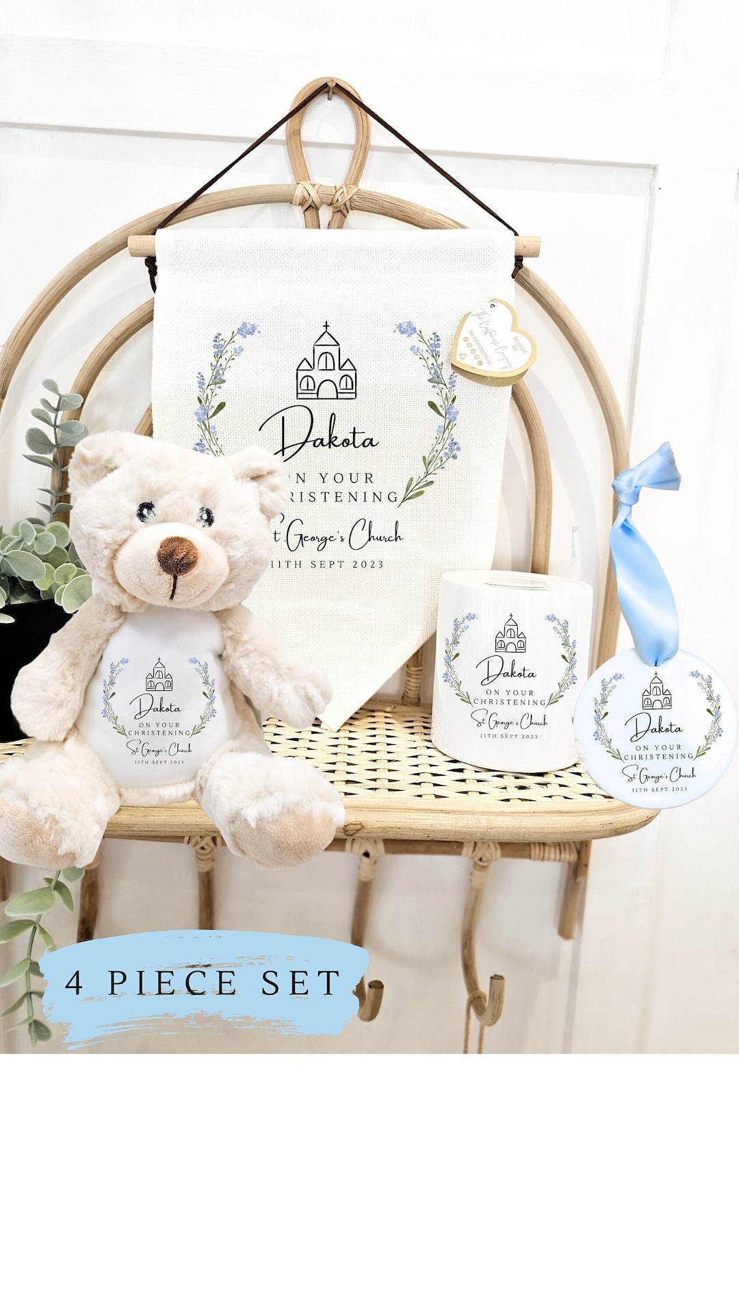 Personalised Baptism Gift Boy, Christening Gifts, Gift for Boys, Gifts ...