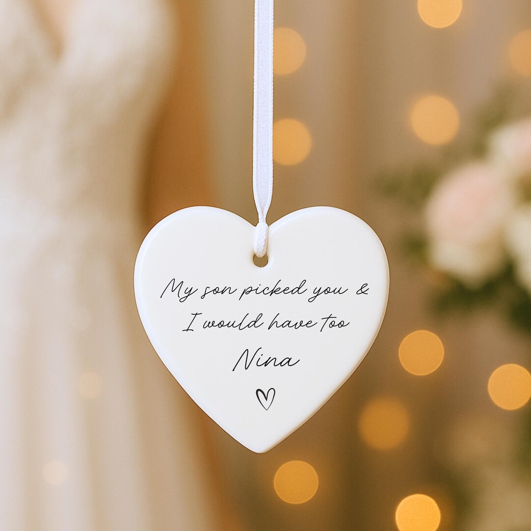 Personalised Ceramic Hanging, Gifts for Her, Wedding Gifts, Bride Gifts ...
