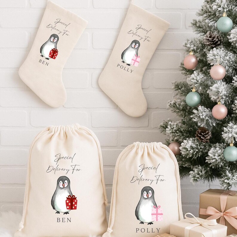 Personalised Family Stockings, Christmas Gifts, Christmas Decor ...