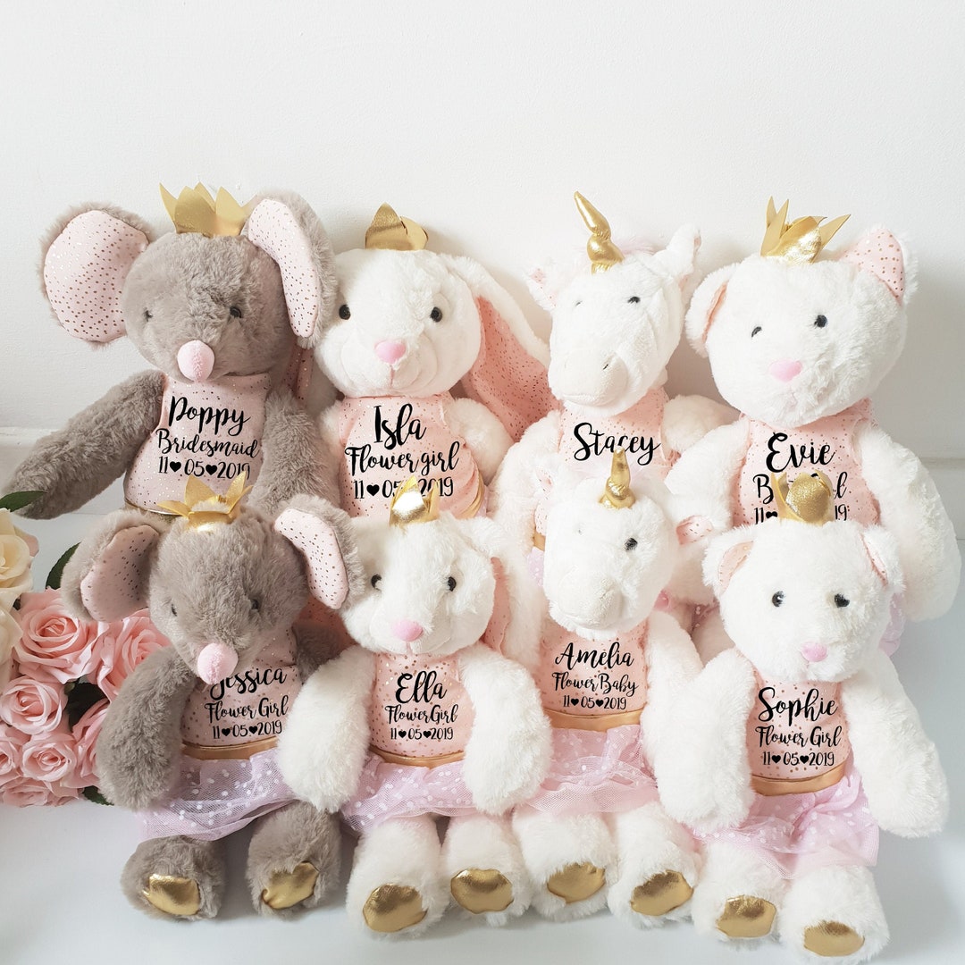Flower Girl Gift, Wedding Gift, Bridesmaid Gift, Flower Girl Proposal ...