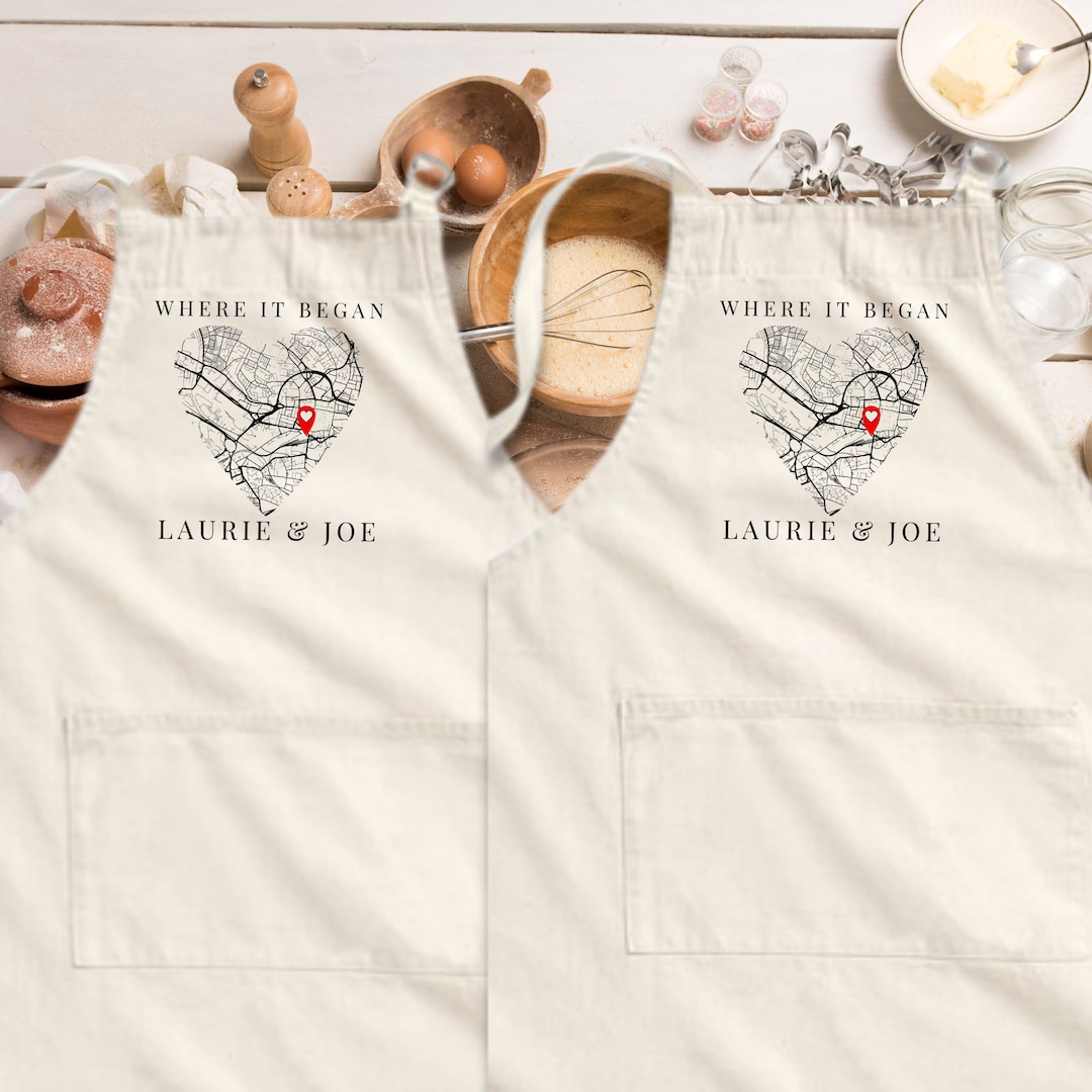 Personalised Aprons, Wedding Gifts, Gifts for Couples, Couple Gifts ...