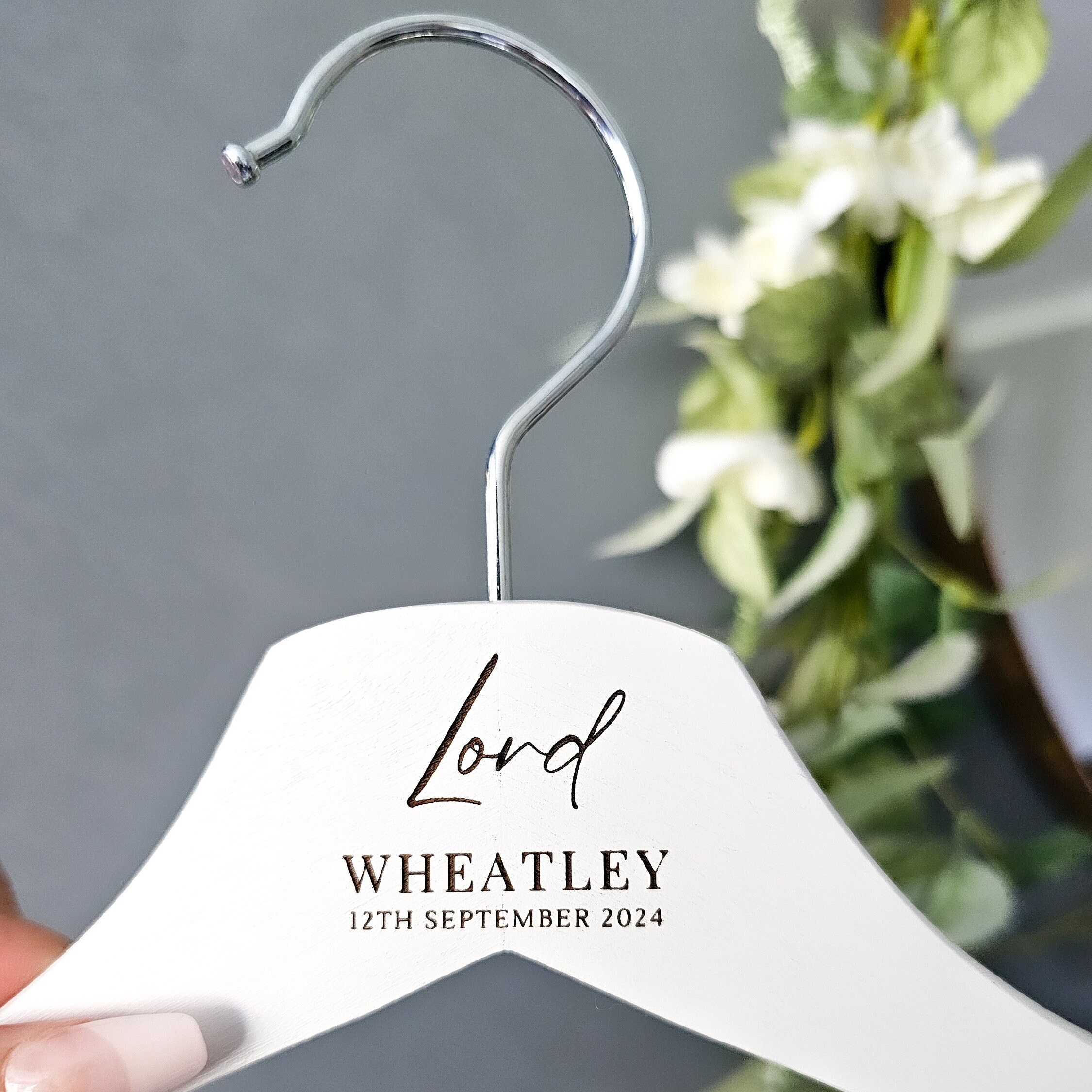 Personalised Engraved Hanger, Wedding Gifts, Gift for Couples, Coat ...