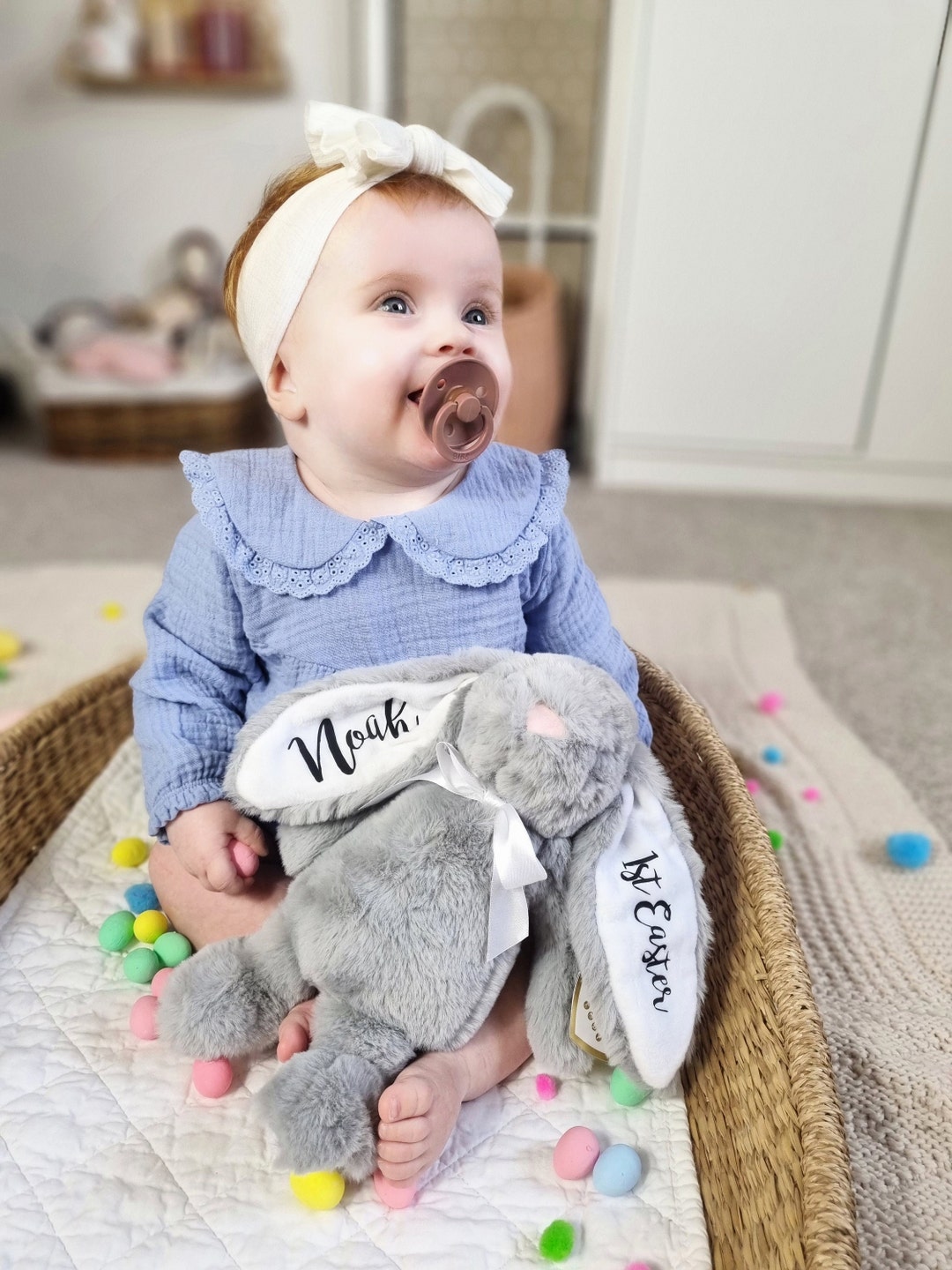 Personalised Bunny, Plush Toy Baby Gift, Bunny Rabbit Gift ...