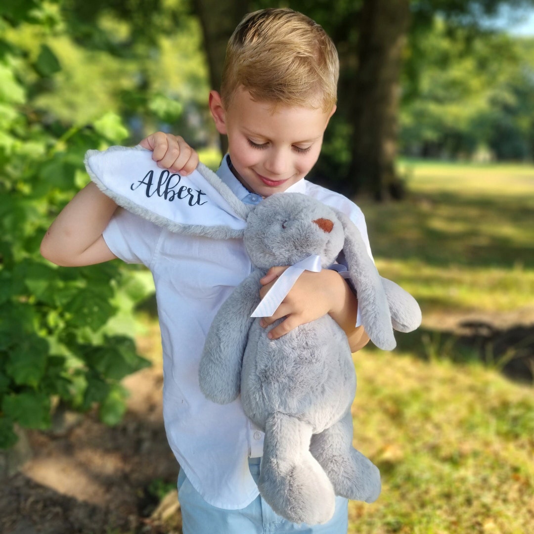 Personalised First Birthday Bunny Teddy, 1st Birthday Gifts, First ...