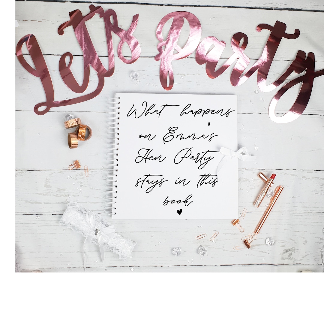 Hen Party Book, Hen Do, Bachelorette Party, Bridal Shower Gift ...