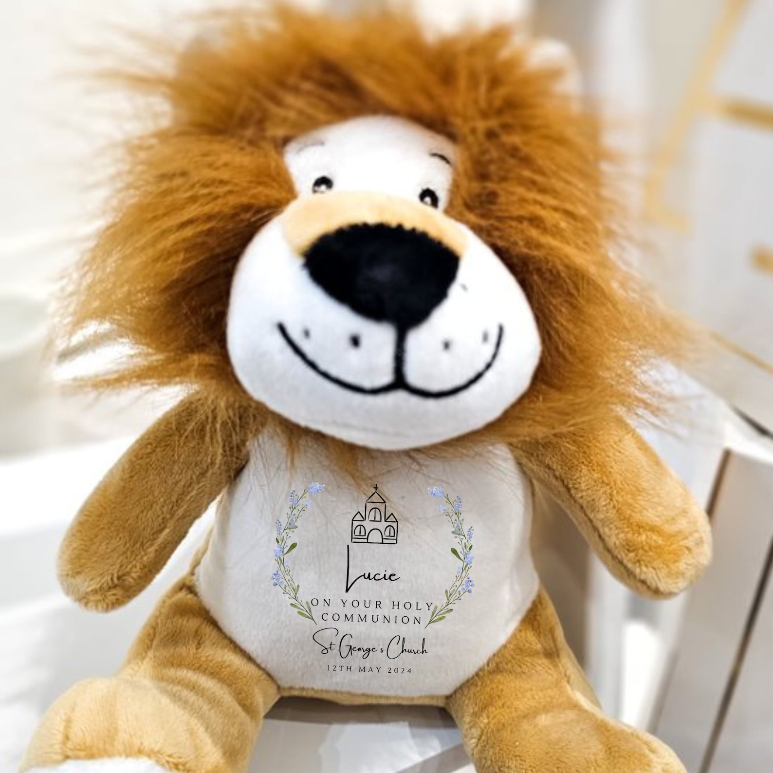 Personalised Gift for Holy Communion, Teddy Bear, Gift for Her, Gift ...