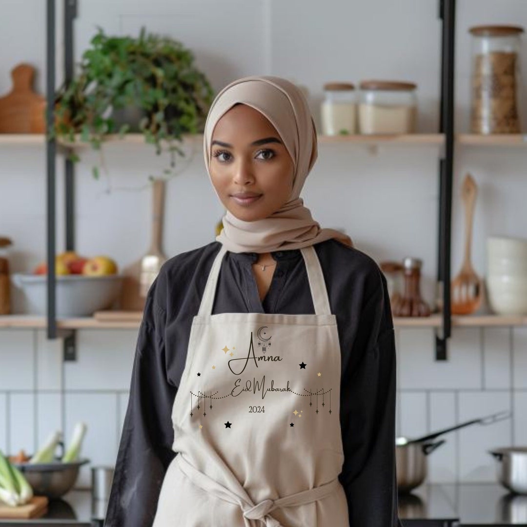 Personalised Apron, Eid Gifts, Islamic Gifts, Eid Mubarak, Gift for Her ...