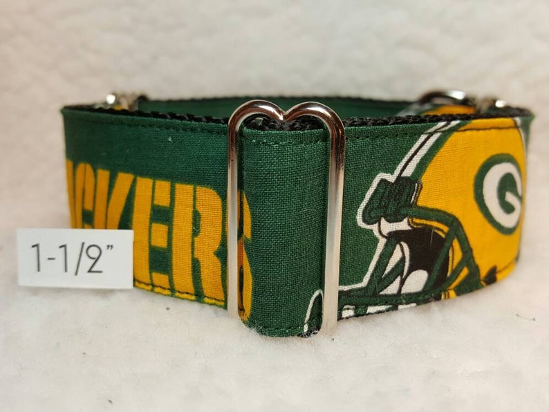 Green Bay Packers Martingale Collar w/ Helmet 1 - Etsy