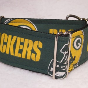 Green Bay Packers Martingale Collar w/ Helmet, 1, 1.5 & 2 Packy Pack ...