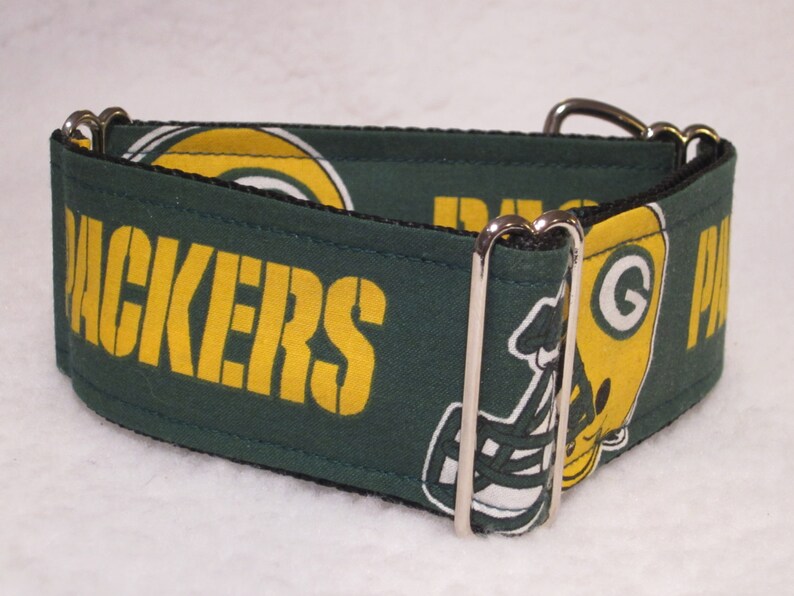 Green Bay Packers Martingale Collar w/ Helmet 1 - Etsy