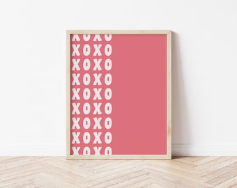 XOXO Valentine's Day Printable - Etsy