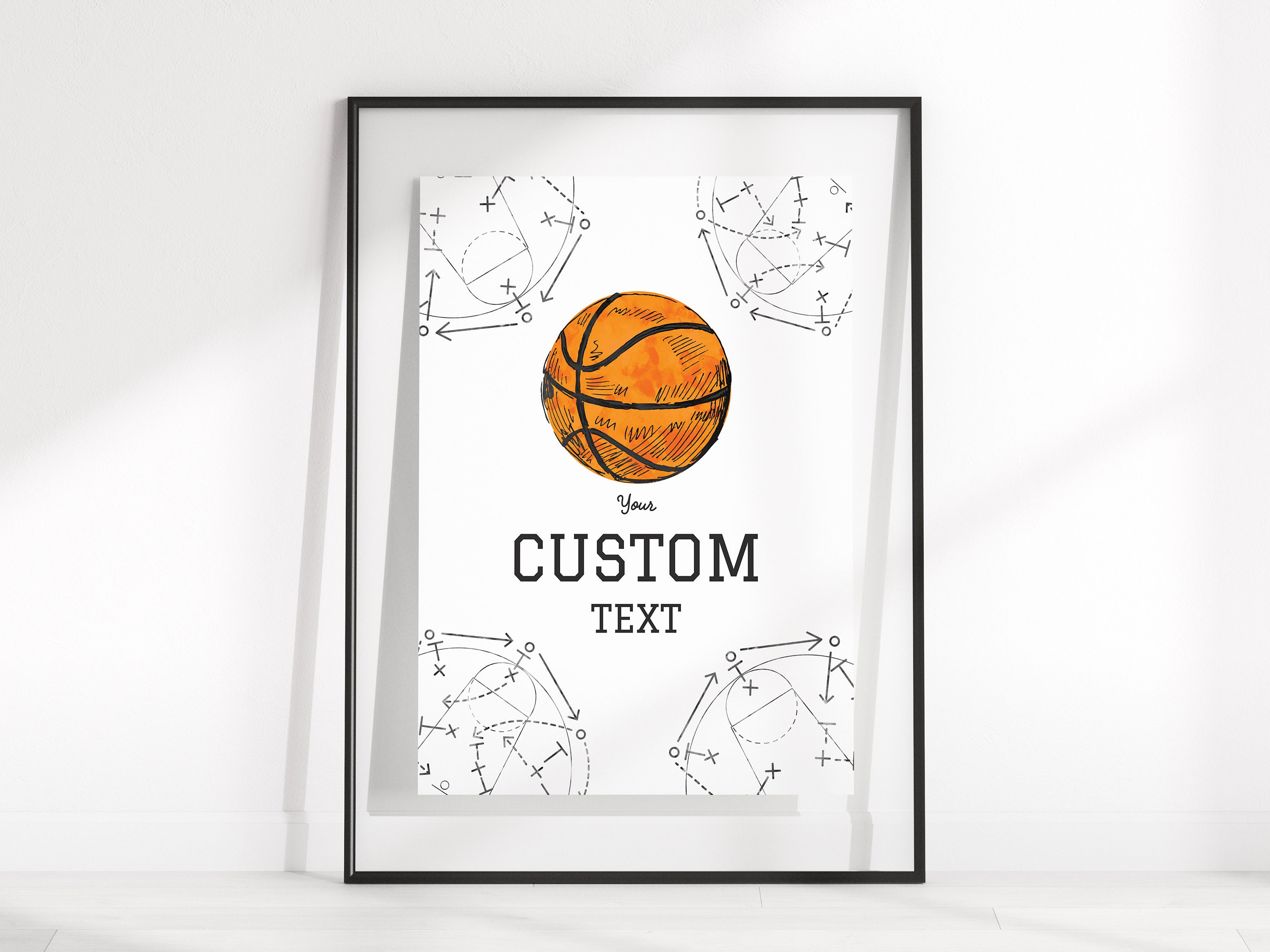 Editable Basketball Milestone Sign Basketball Birthday First - Etsy