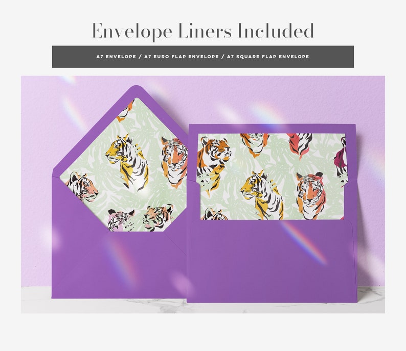 Editable Watercolor Little Cub Birthday Invitation Tiger - Etsy