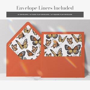Editable Monarch Butterfly Party Invitation, Monarch Butterfly Birthday ...