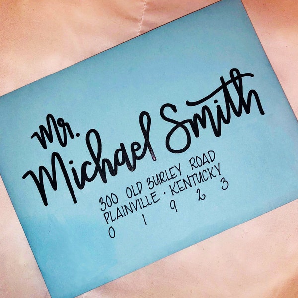 Handwritten Addressing Wedding Invitations - Etsy