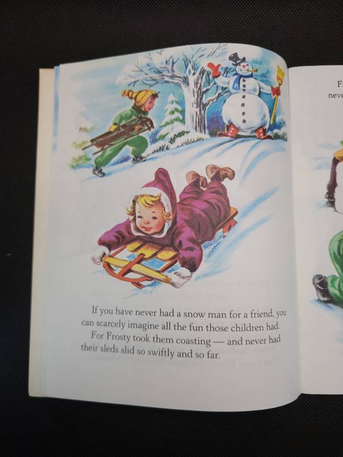 Frosty the Snowman, Vintage 1980s Little Golden Book, Soft Cover, Told ...