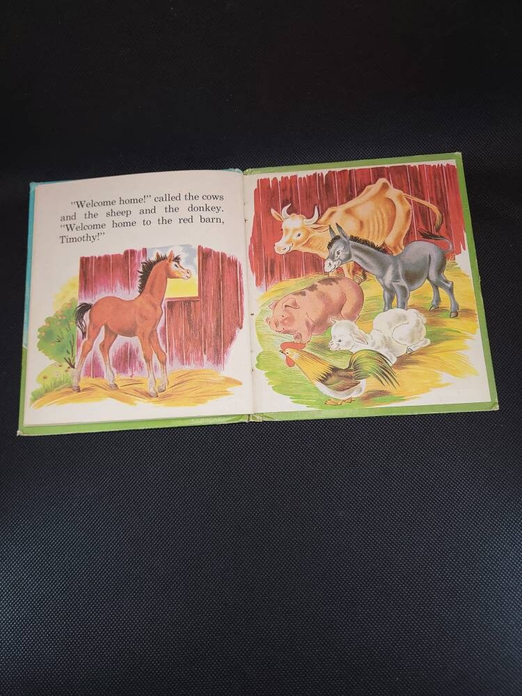 Where Timothy Lives Whitman Tell-a-tale Books Copywrite 1958 - Etsy