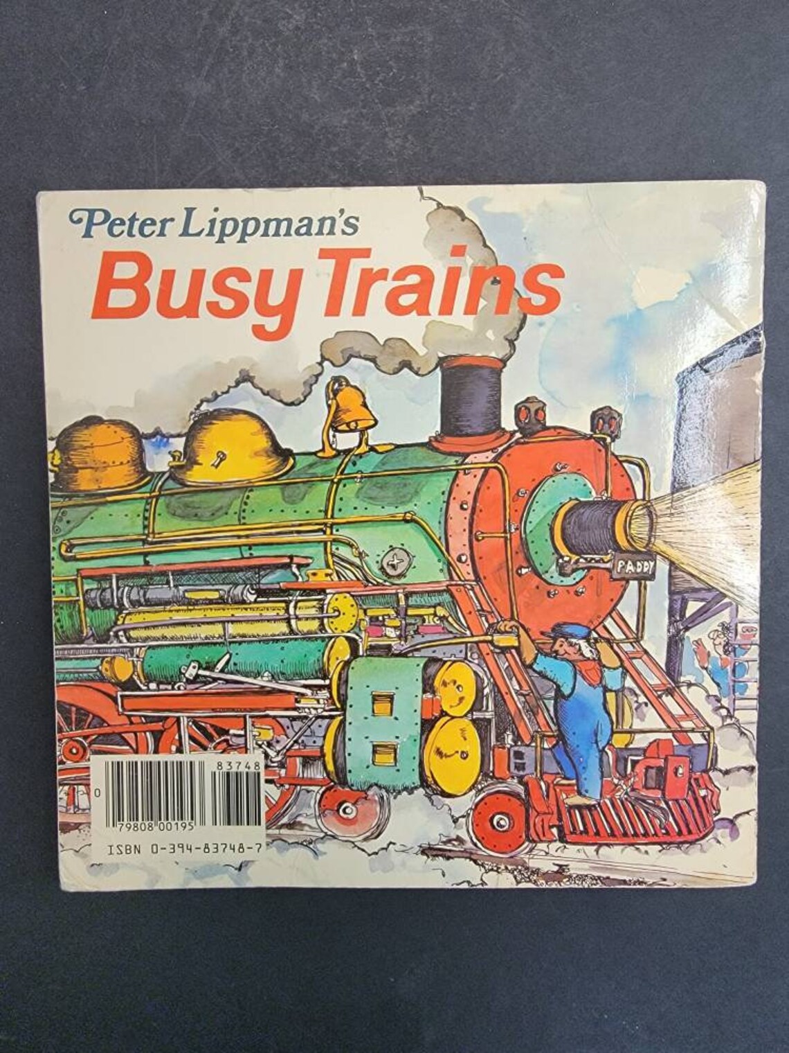 1978 Random House Busy Trains Vintage Children's Story by Peter Lippman ...