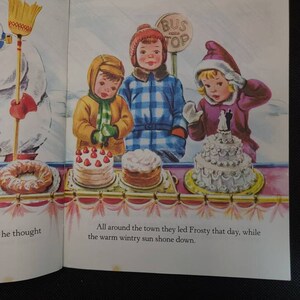 Frosty the Snowman, Vintage 1980s Little Golden Book, Soft Cover, Told ...