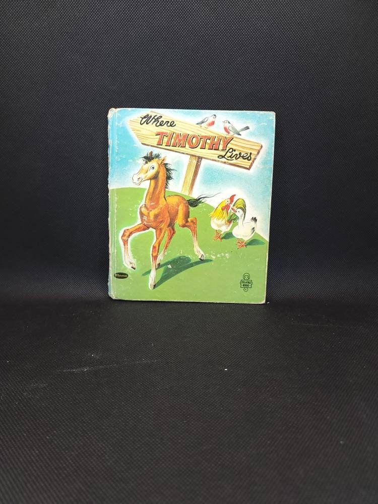 Where Timothy Lives Whitman Tell-a-tale Books Copywrite 1958 - Etsy