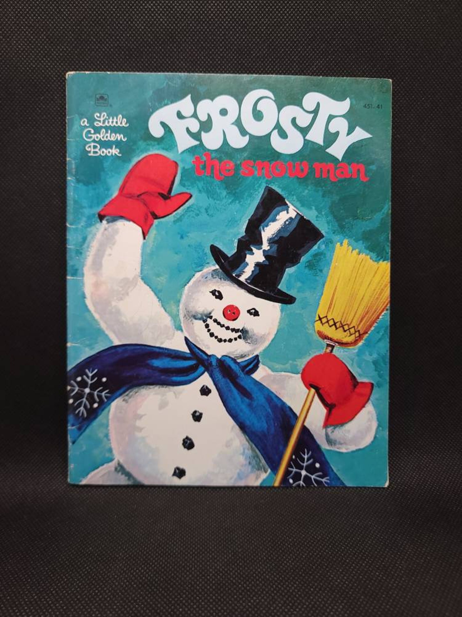 Frosty the Snowman, Vintage 1980s Little Golden Book, Soft Cover, Told ...