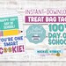 PRINTABLE You Are One Smart Cookie Happy 100th Day Tag Instant Download ...