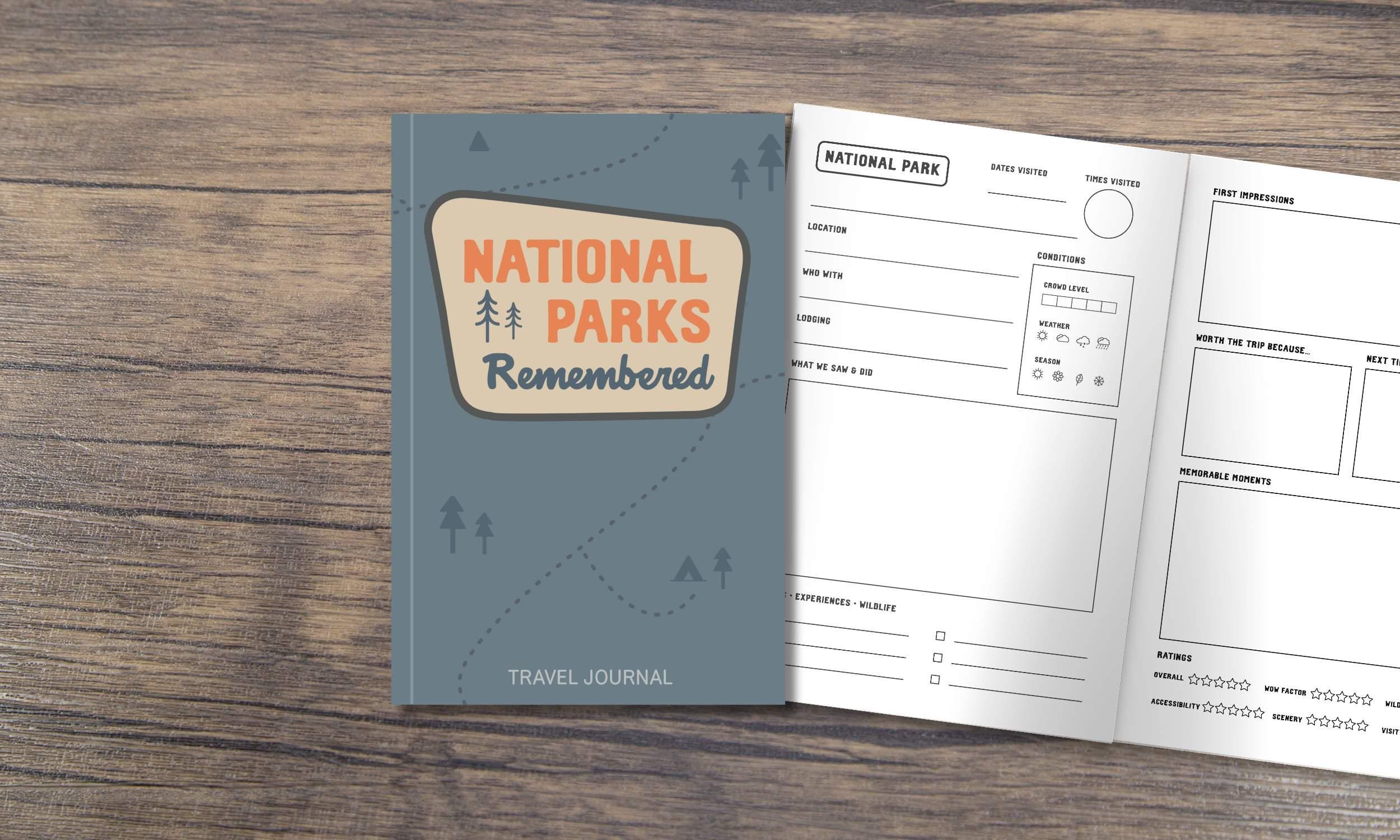 National Parks Adventure Journal | Track Your Park Visits, Wildlife ...